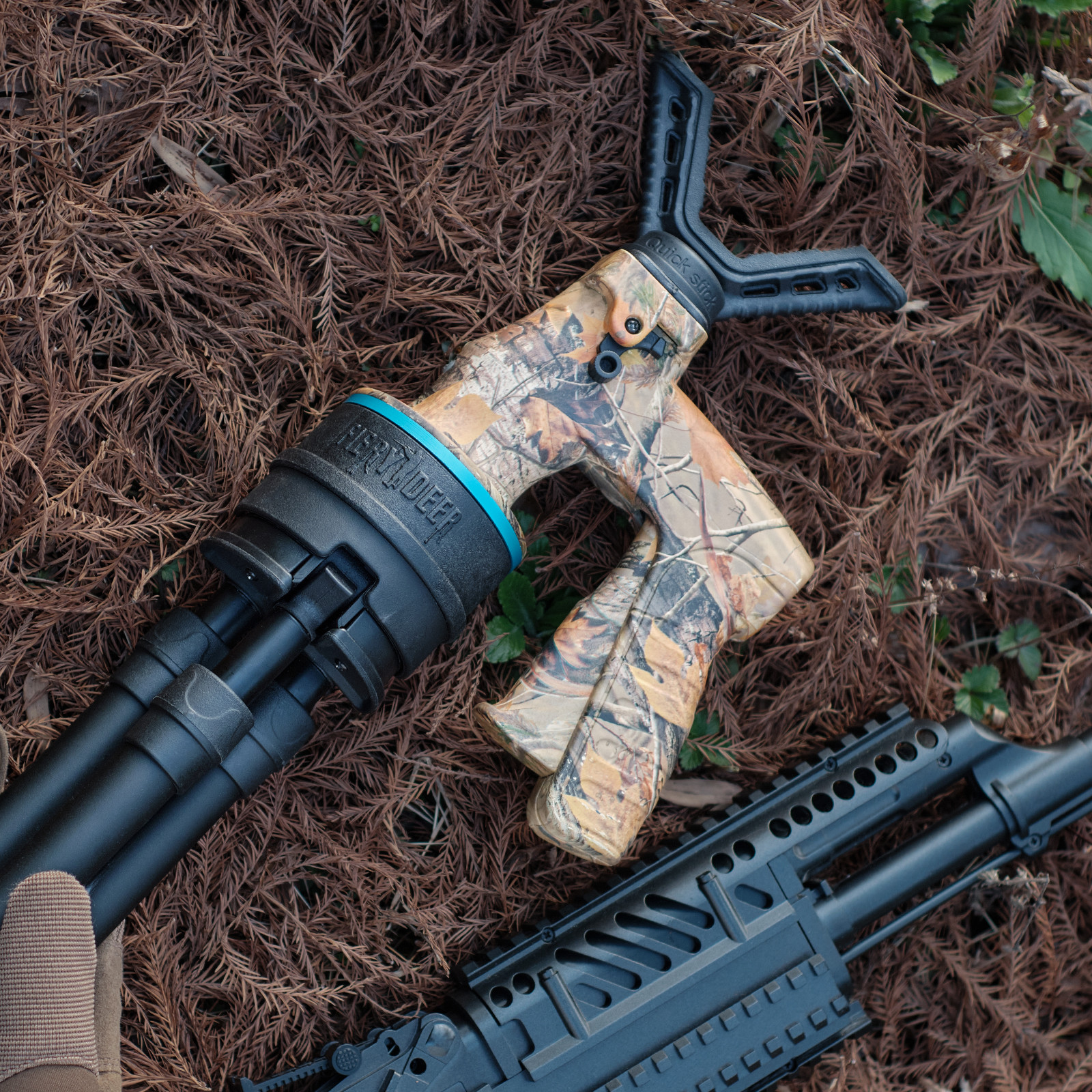 Aluminum Alloy Shooting Stick With Rotary Switch Leg Lock Rubber Feet ...